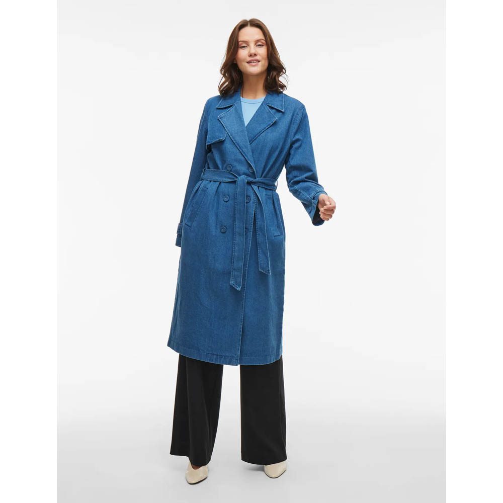 VICI NEW LS DENIM TRENCH COAT | Trend House